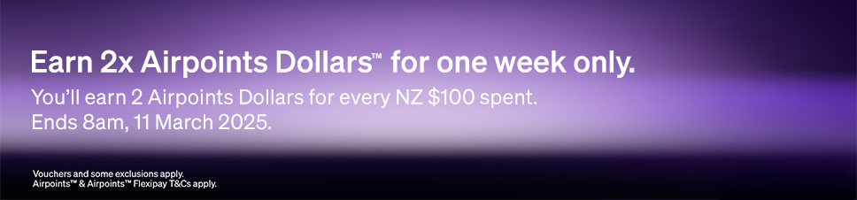 New Online | Air New Zealand's Airpoints™ Store