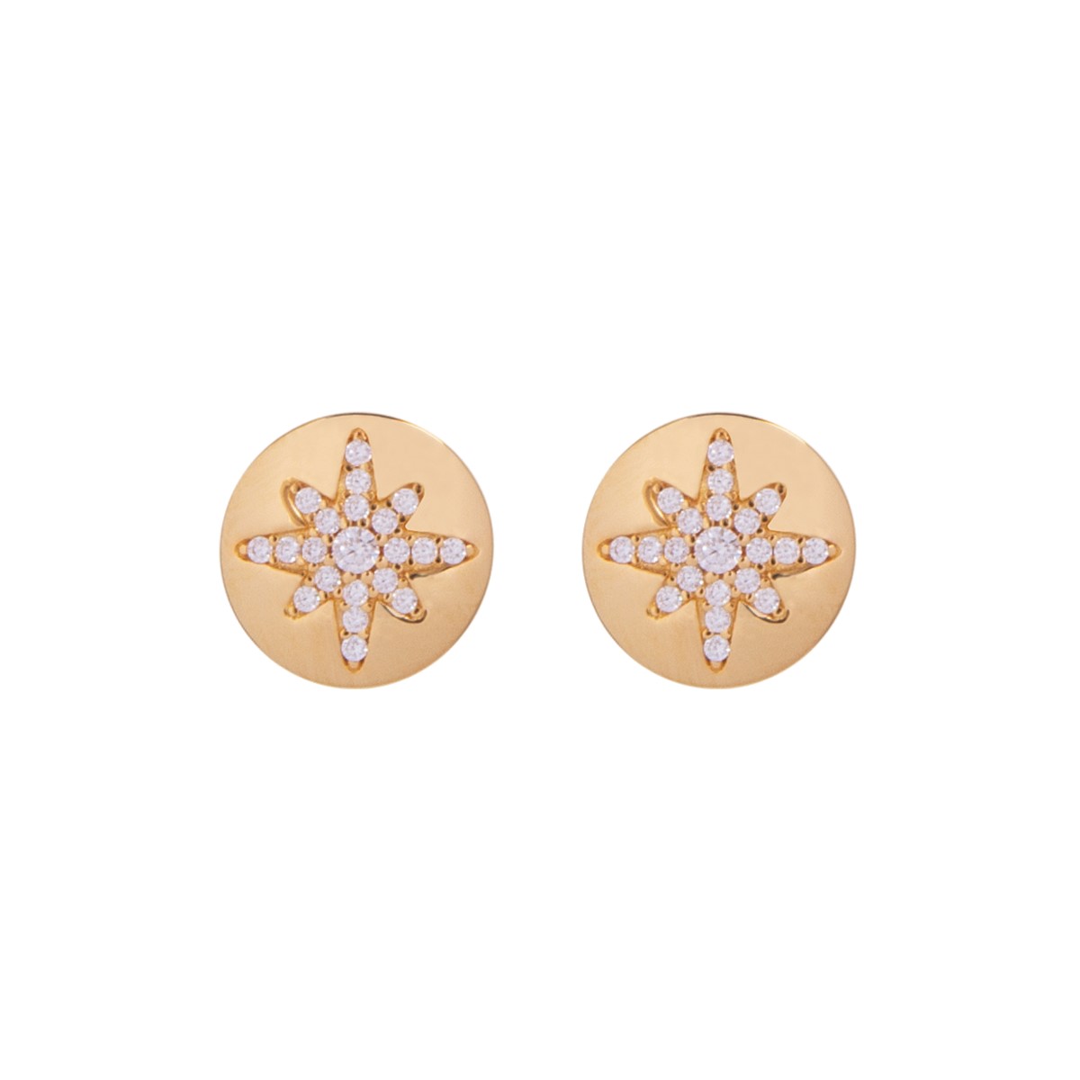 Buy Starburst Button Stud Gold Plate | Shop at the Airpoints™ Store