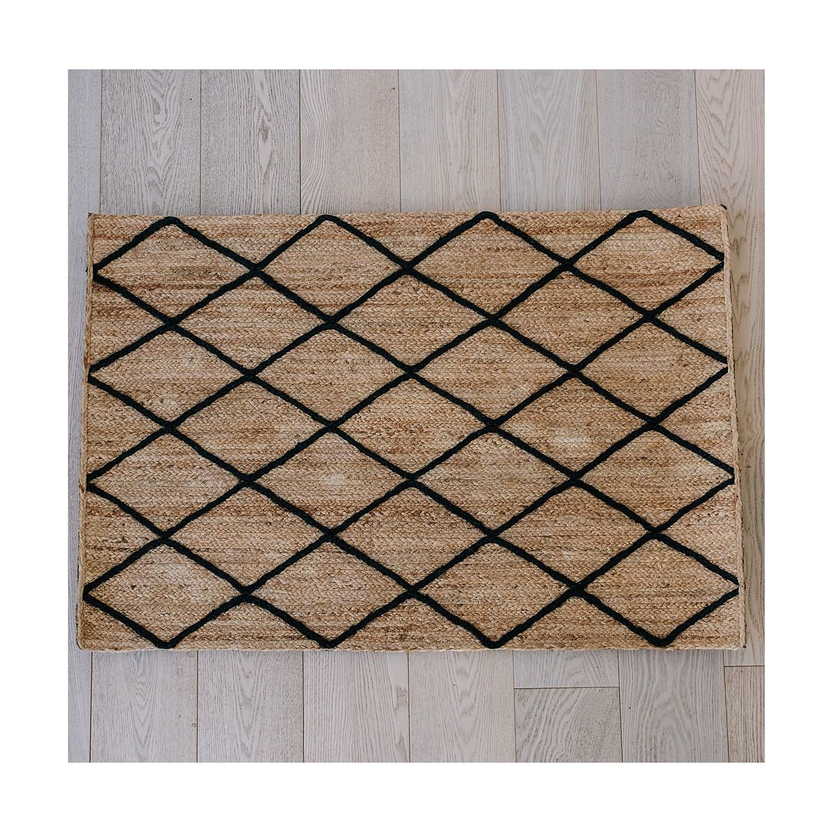 Rugs & Throws - Diamond Jute Rug