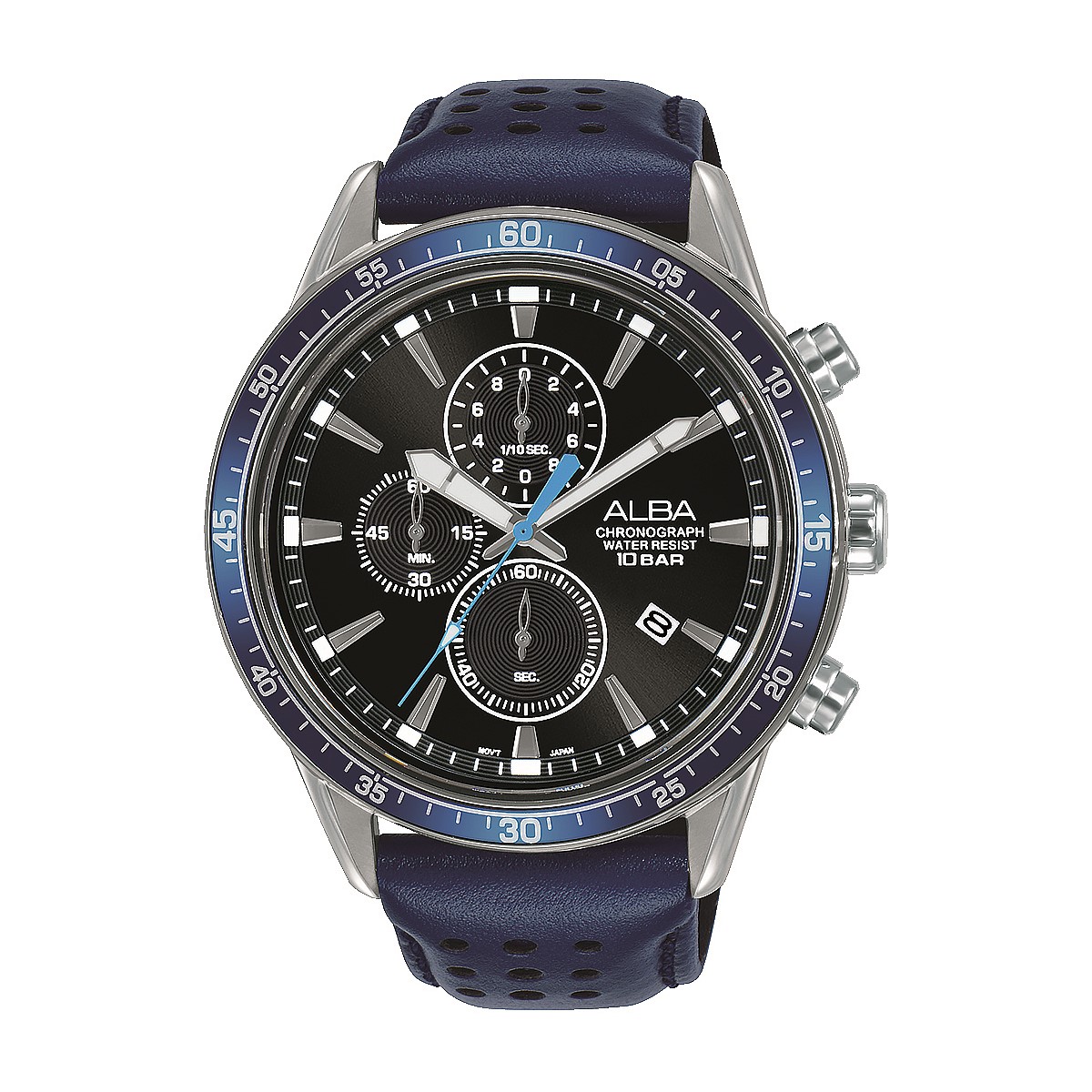 Buy Men's Chronograph Blue Strap 100m W/R Watch | Shop at the Airpoints ...