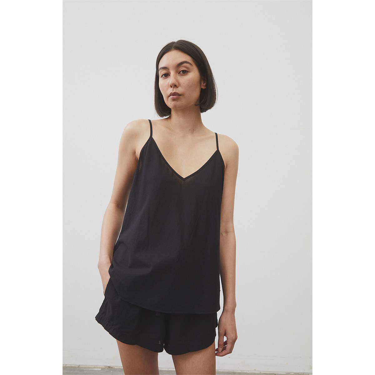 Sleepwear - Organic Cotton Voile Cami + Short Set