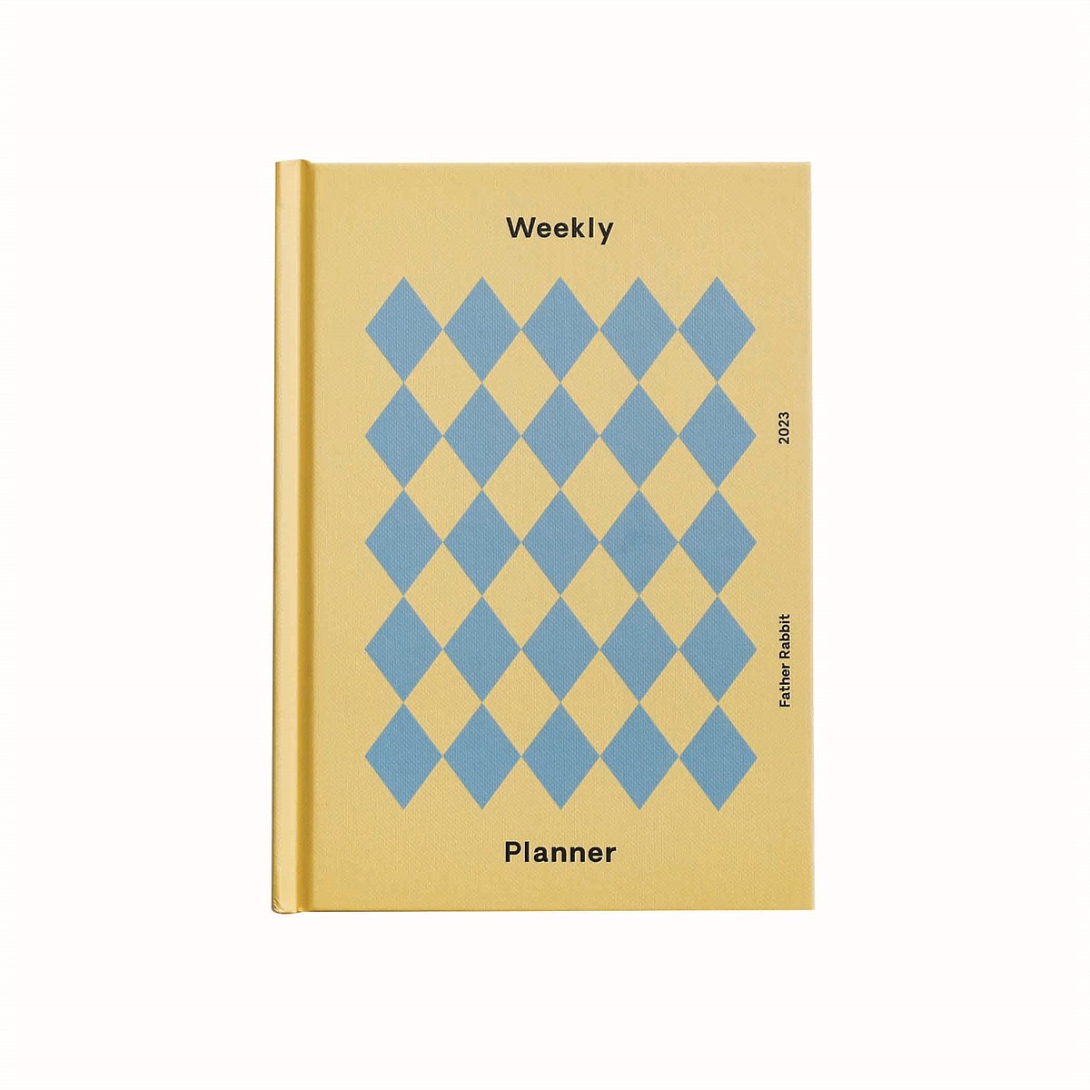 Buy Weekly Diary 2023 | Butter Yellow Blue Diamonds | Shop at the ...