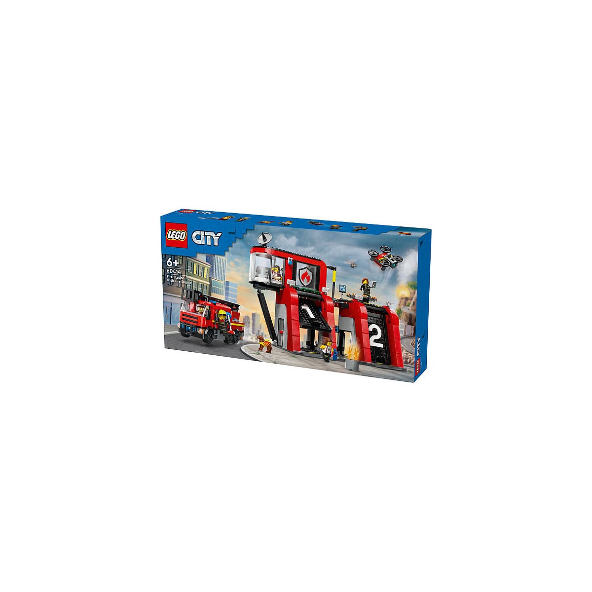 Buy LEGO 60414 City Fire Station With Fire Truck | Shop at the ...