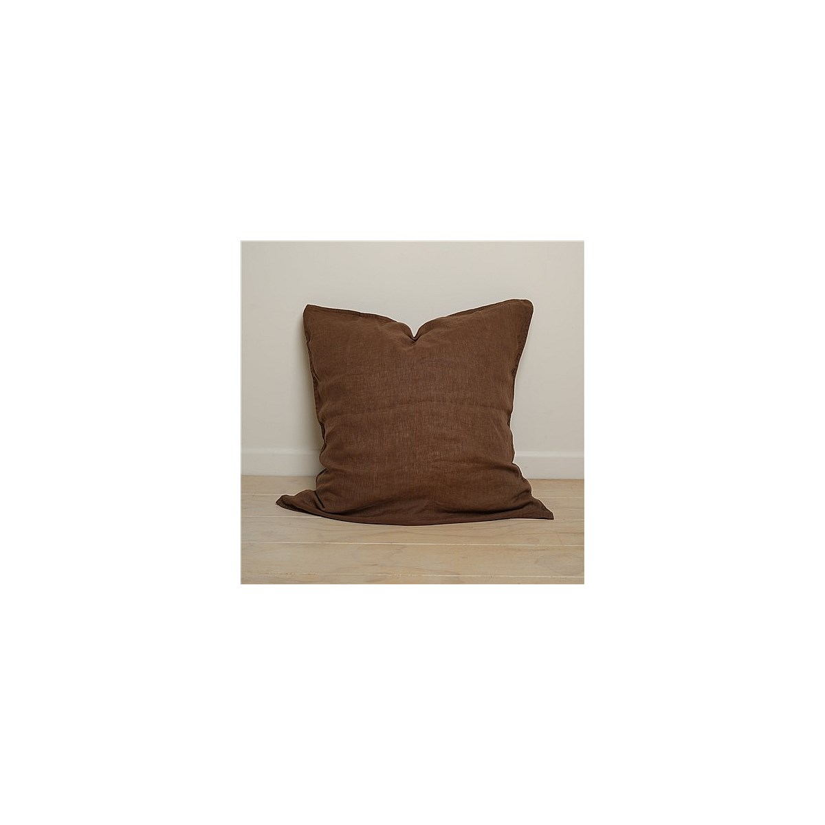 Buy 100% French Flax Linen Euro Pillowcase- Mocha | Shop at the ...