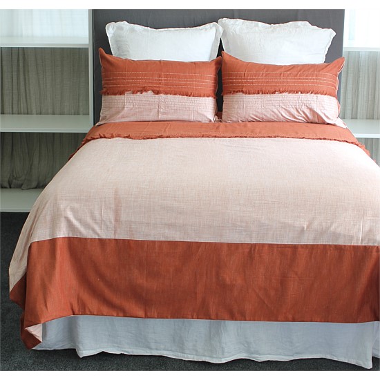 Buy Stockton Cinnamon Duvet Set | Shop at the Airpoints™ Store
