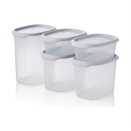 Buy Tupperware One Touch Seal & Store Rectangular Container (Set of 5 ...