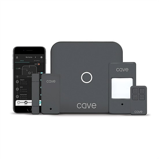 Buy Cave smart home security starter kit, includes hub, PIR and sensors ...