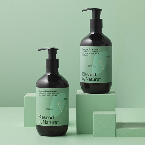 Buy Botanical Body Lotion 500ml + Botanical Body Wash 500ml + Botanical ...