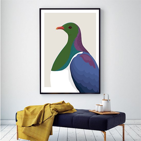 Buy Kereru profile Print | Shop at the Airpoints™ Store